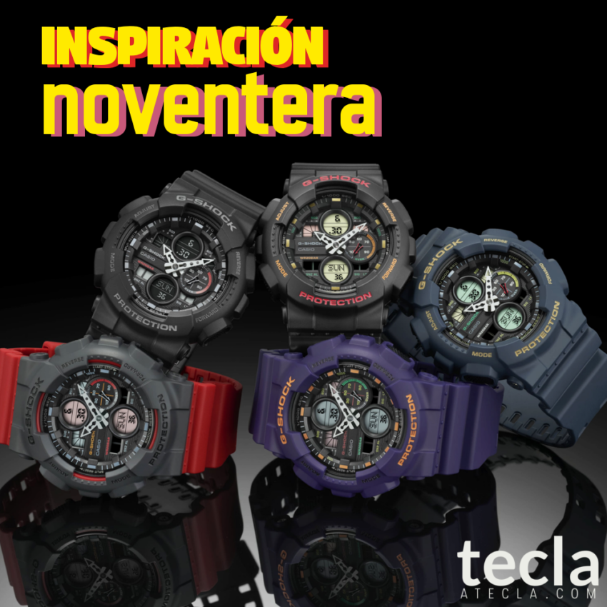 Los 90’s de vuelta con G-Shock - TeclaATecla